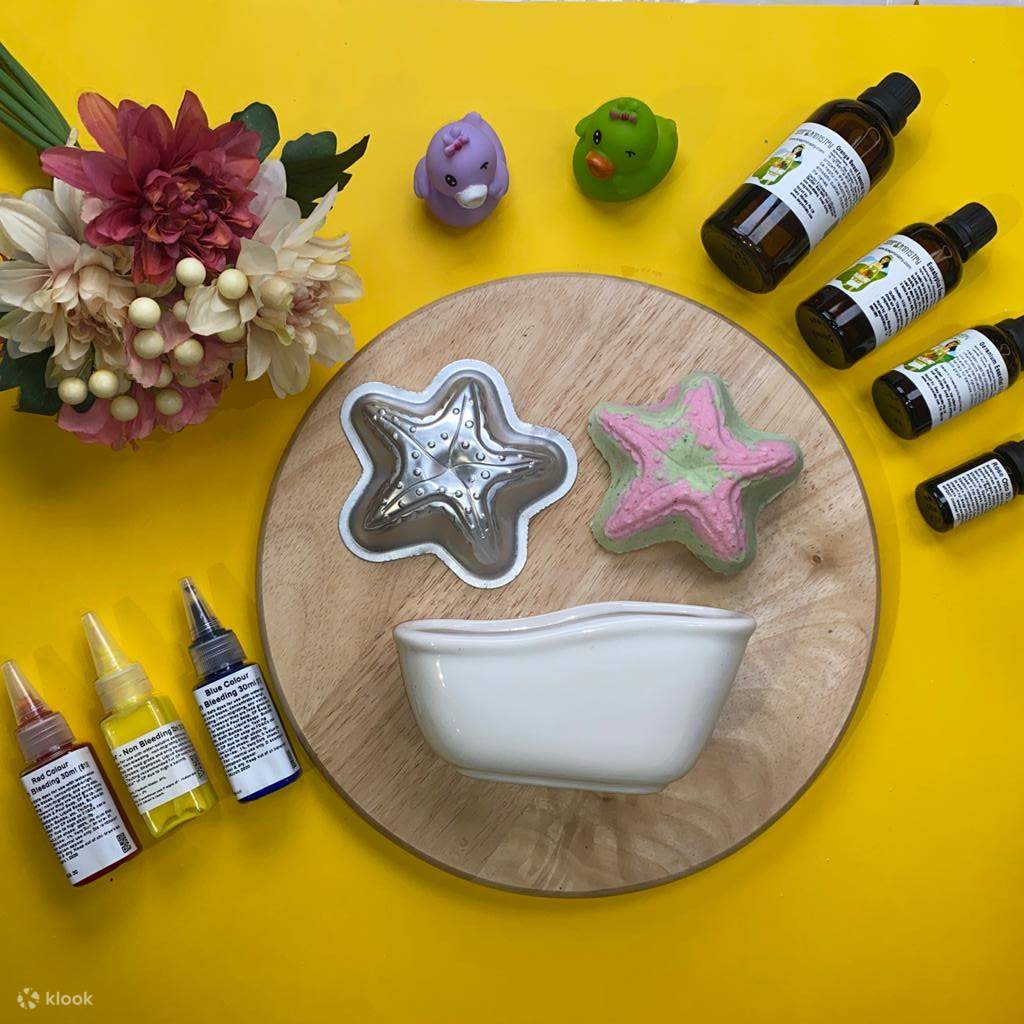 Organic Bath Bomb Making Workshop In Singapore @ The Crescent @ Kallang