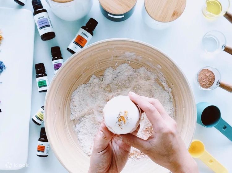Organic Bath Bomb Making Workshop In Singapore @ The Crescent @ Kallang